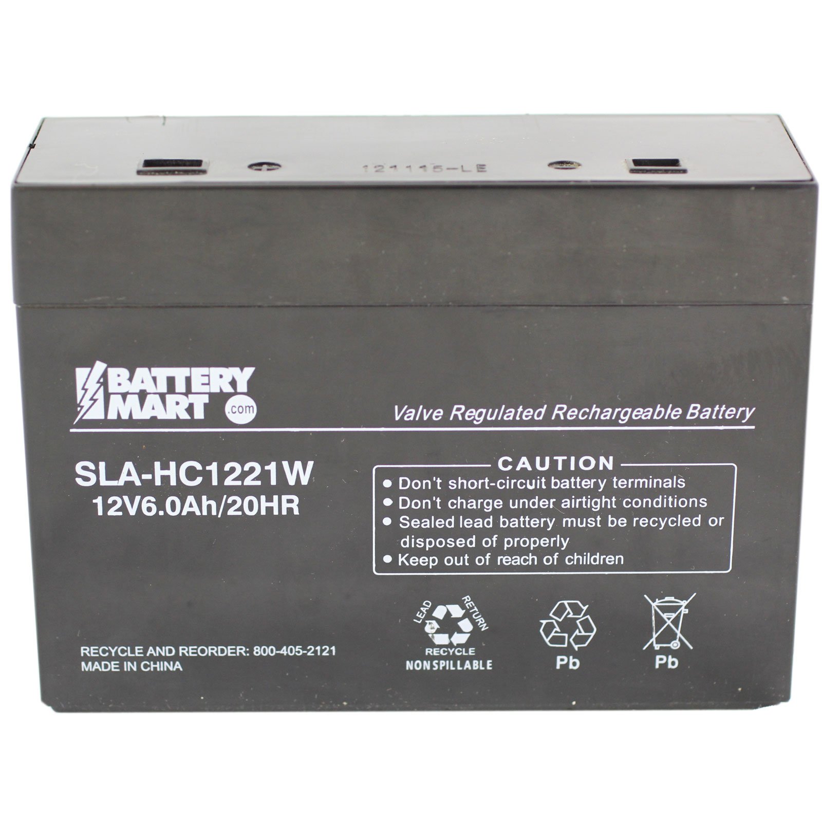 12 Volt 21 Watt Sealed Lead Acid Rechargeable Battery | Battery Mart
