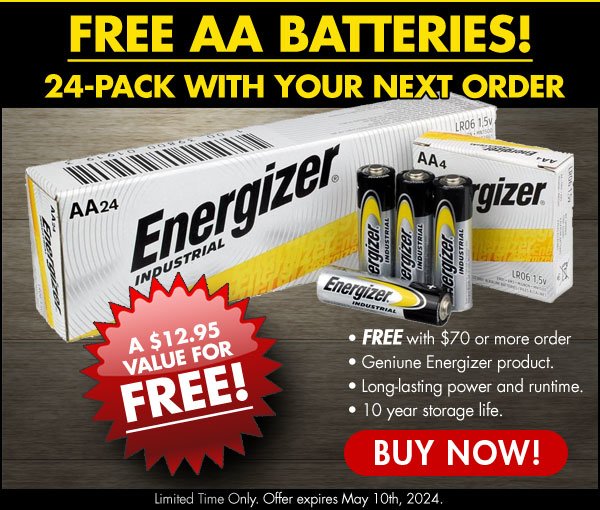 BatteryMart.com: Get Free AA Batteries with your Next Order